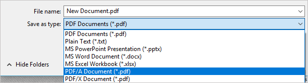 PDF-XChange Co Ltd :: Knowledge Base :: How do I convert a standard PDF file into a PDF/A ...